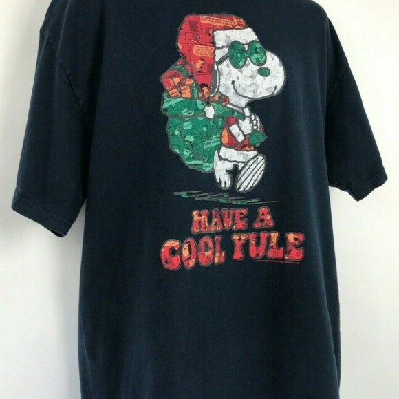 Peanuts Shirts Peanuts Snoopy Christmas Have A Cool Yule Tshirt Poshmark